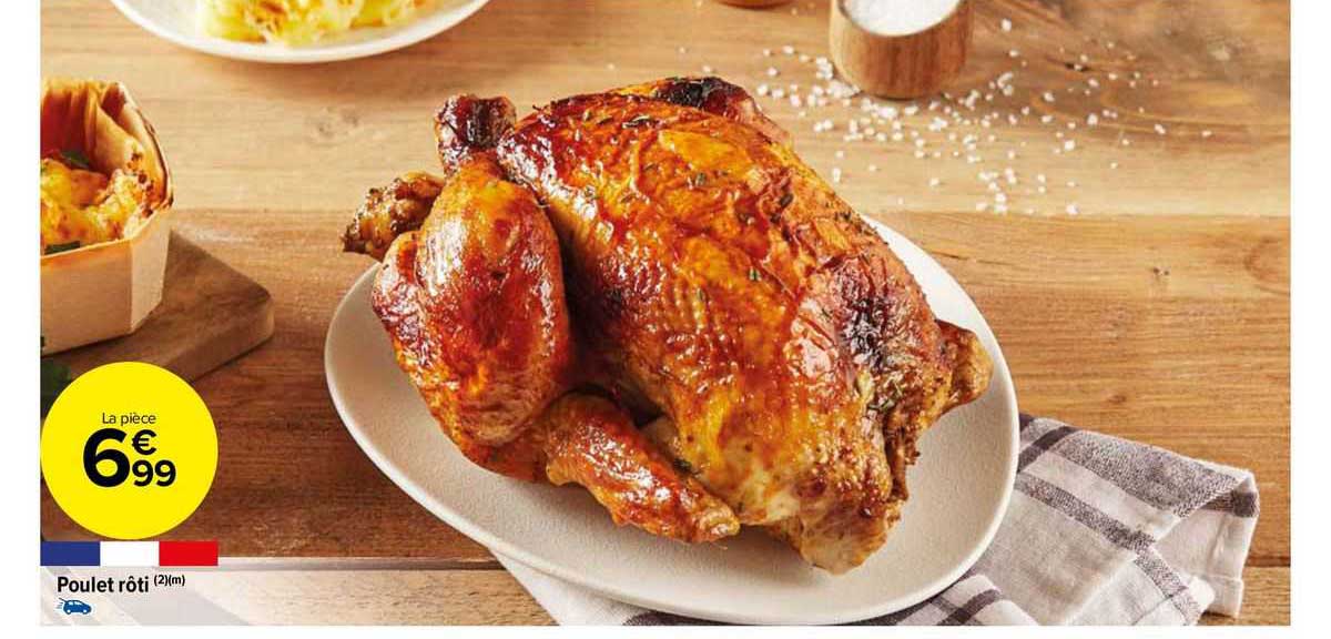 Promo Poulet Rôti chez Carrefour Market - iCatalogue.fr