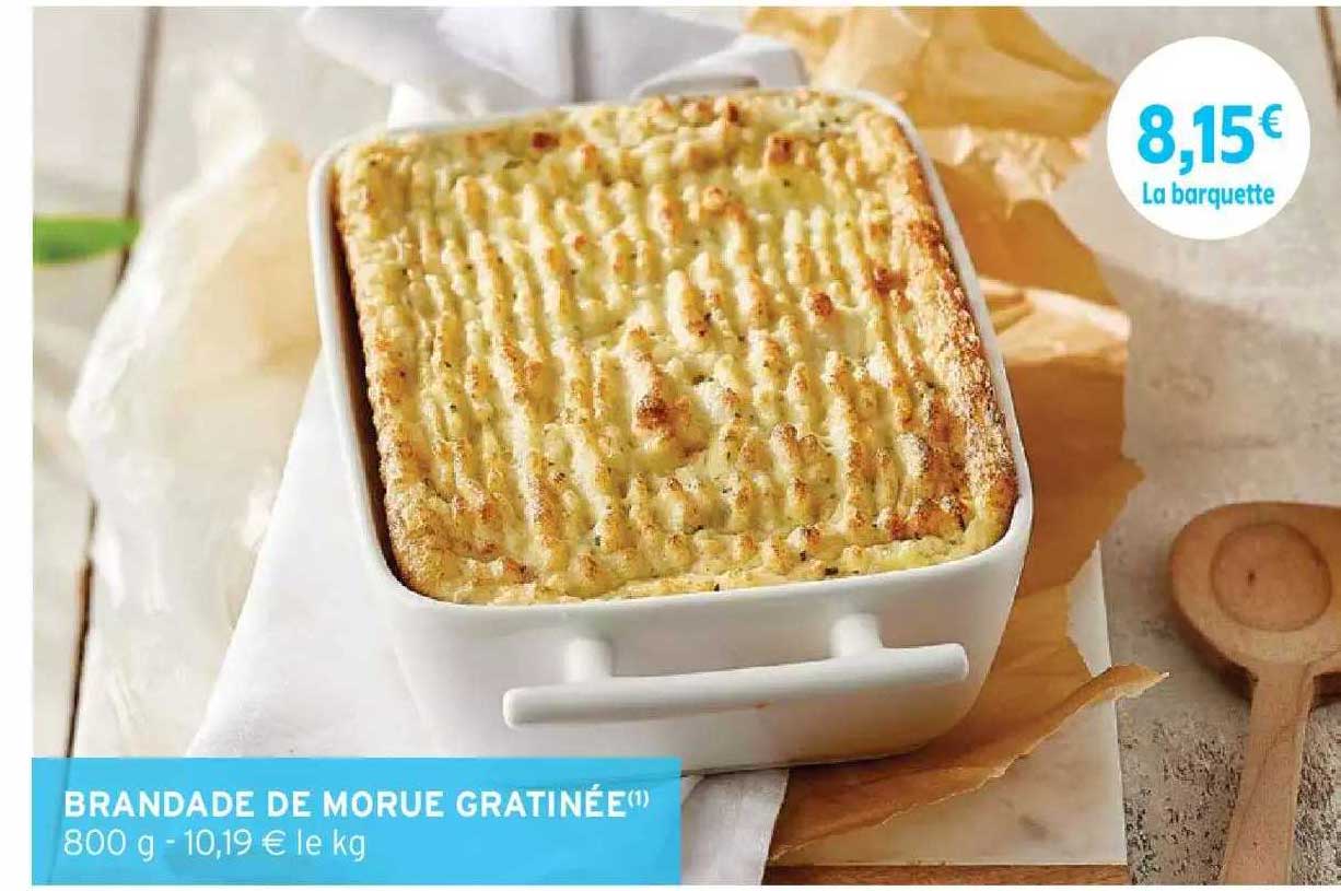 Promo Brandade De Morue Gratinée chez Intermarché - iCatalogue.fr