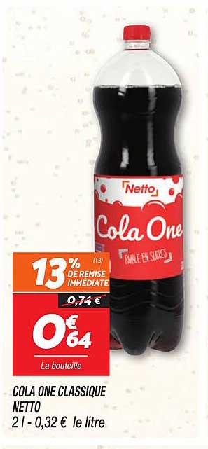 Promo Cola One Classique Netto chez Netto - iCatalogue.fr