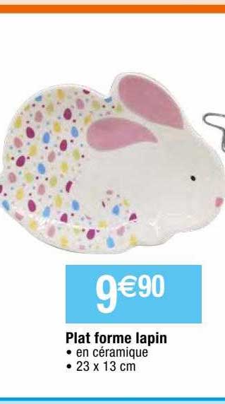 Promo Plat Forme Lapin chez Migros France - iCatalogue.fr