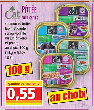 Promo Cat Pâtée Pour Chats chez Norma - iCatalogue.fr