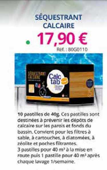 Promo Séquestrant Calcaire chez SolidPool - iCatalogue.fr