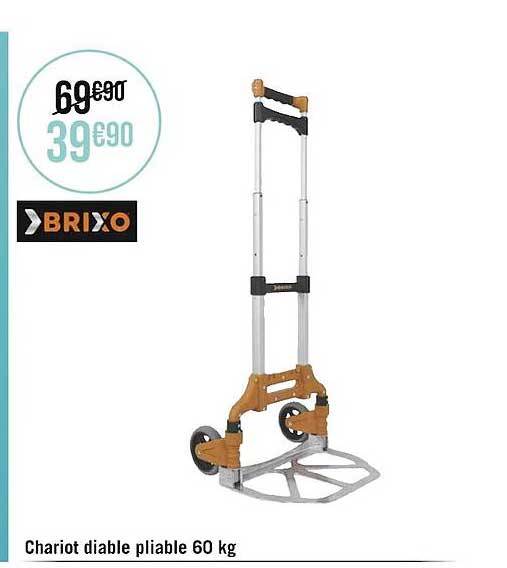 Offre Chariot De Transport En Aluminium Ou Diable Pliant Parkside chez Lidl