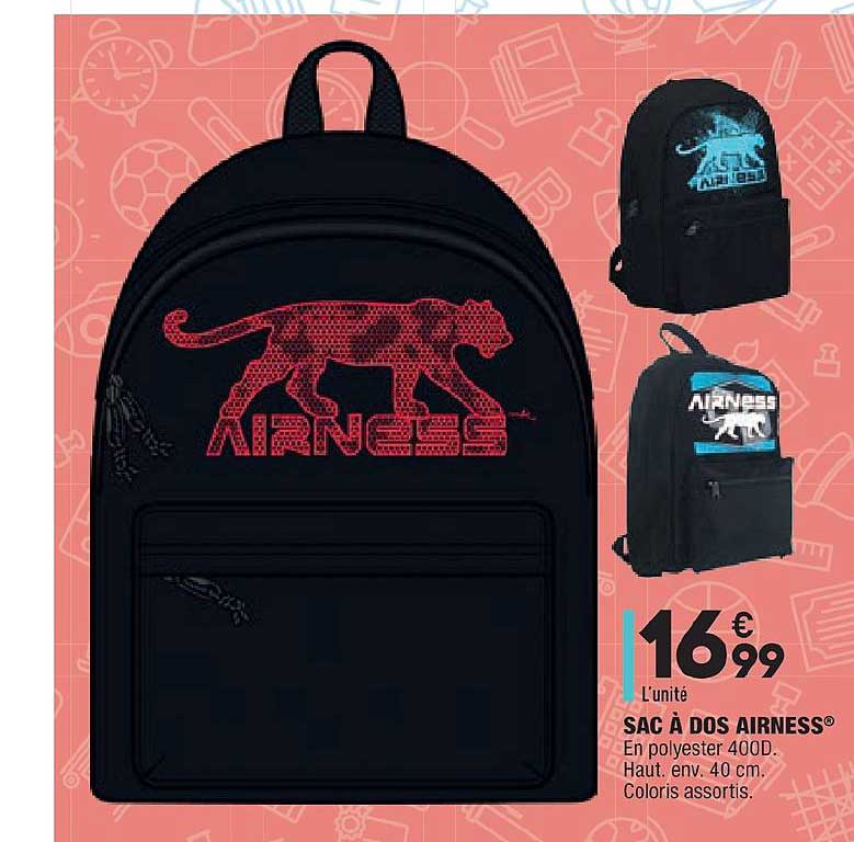 Promo Sac à Dos Airness chez Aldi - iCatalogue.fr