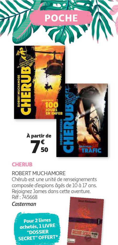 Promo Cherub - Robert Muchamore chez Auchan - iCatalogue.fr