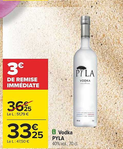 Promo Vodka Pyla chez Carrefour - iCatalogue.fr