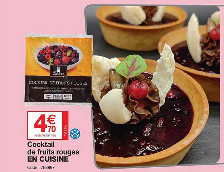 Promo Cocktail De Fruits Rouges En Cuisine chez Promocash - iCatalogue.fr