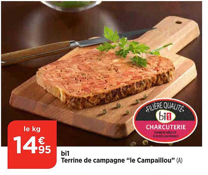 Promo Bi1 Terrine De Campagne "le Campaillou" chez Bi1 - iCatalogue.fr
