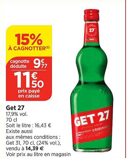 Promo Get 27 chez Bi1 - iCatalogue.fr