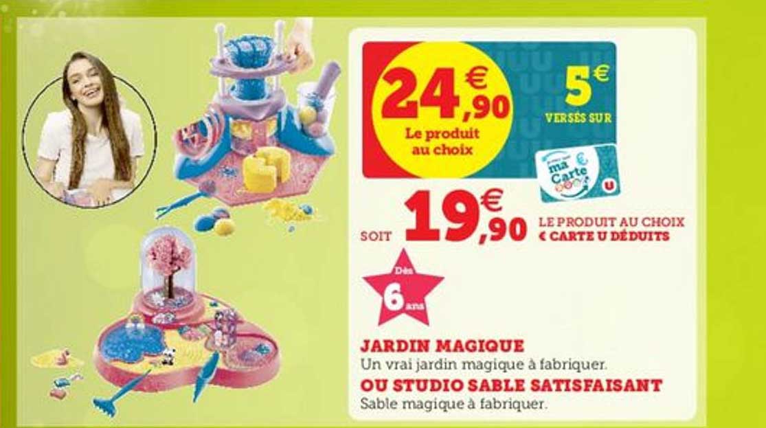 Promo Jardin Magique Ou Studio Sable Satisfaisant chez Hyper U ...