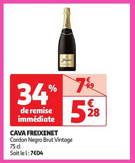 Promo Cava Freixenet chez Auchan - iCatalogue.fr