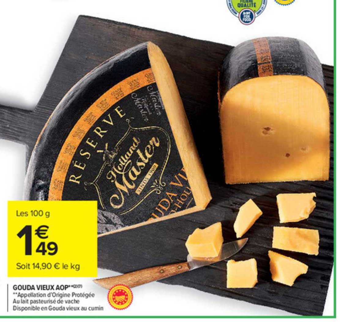 Offre Maasdam Ou Gouda Jeune Igp Ou Edam Jeune Igp Ou Mimolette Jeune ...