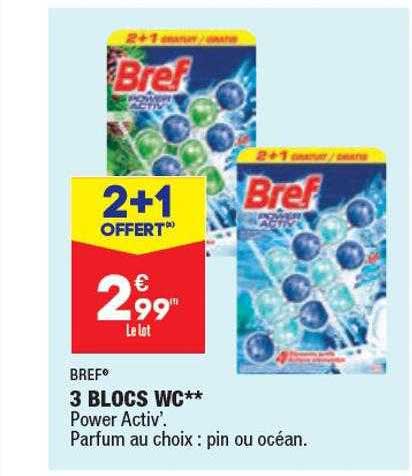 Promo 3 Bloc Wc Bref chez Aldi - iCatalogue.fr