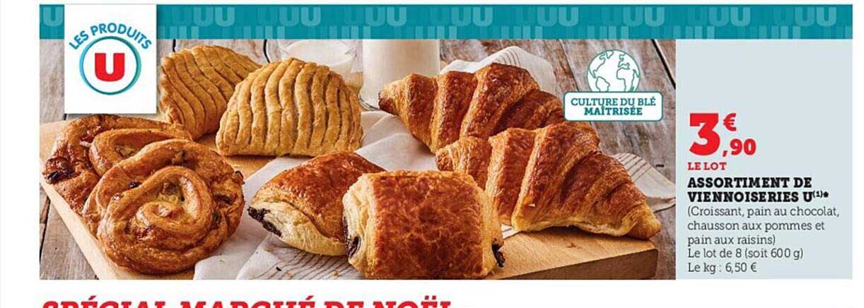 Promo Assortiment De Viennoiseries U chez Hyper U - iCatalogue.fr Promo Assortiment De Viennoiseries U chez Hyper U - iCatalogue.fr