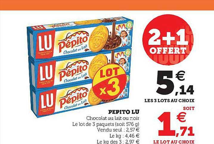 Promo Pépito Lu chez U Express - iCatalogue.fr