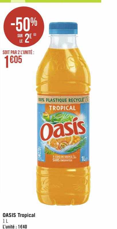 Offre Bâtonnets Glacés Sorbet Tropical Oasis chez Spar