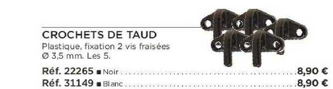 Promo Crochets De Taud chez Uship - iCatalogue.fr