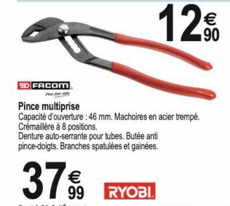 Promo Pince Multiprise Facom chez Tridôme - iCatalogue.fr