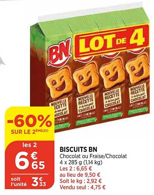 Promo Biscuits Bn chez Maximarché - iCatalogue.fr
