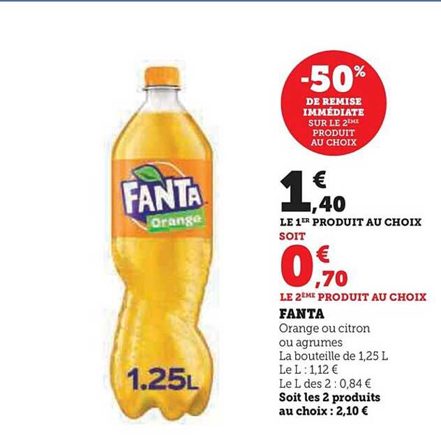 Promo Fanta chez Super U - iCatalogue.fr