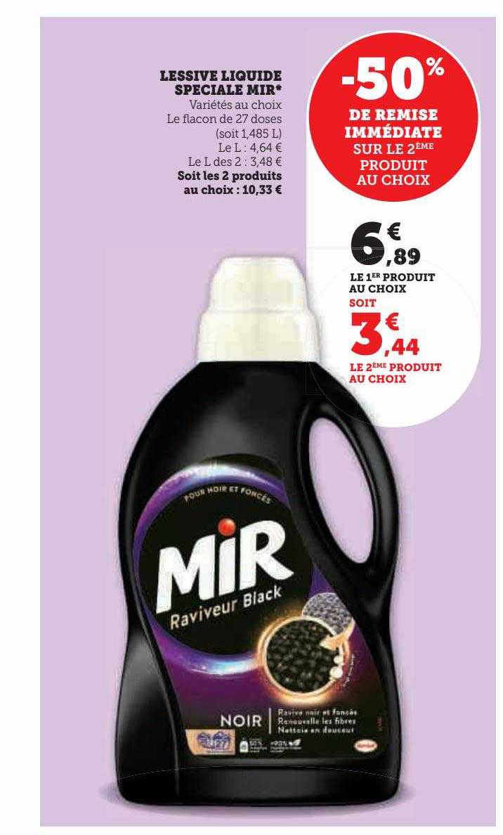 Promo Lessive Liquide Spéciale Mir chez U Express - iCatalogue.fr