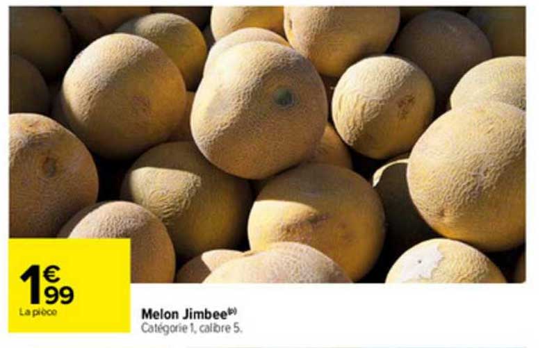 Promo Melon Jimbee chez Carrefour - iCatalogue.fr