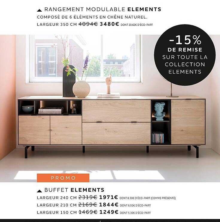 Promo Buffet élements chez XOOON - iCatalogue.fr