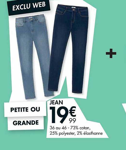 Promo Jean chez Gémo - iCatalogue.fr