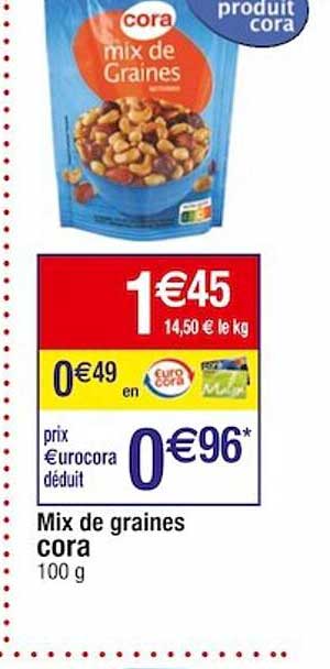 Promo Mix De Graines Cora chez Cora - iCatalogue.fr