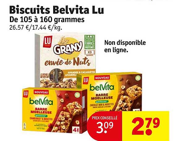 Promo Biscuits Belvita Lu chez Kruidvat - iCatalogue.fr