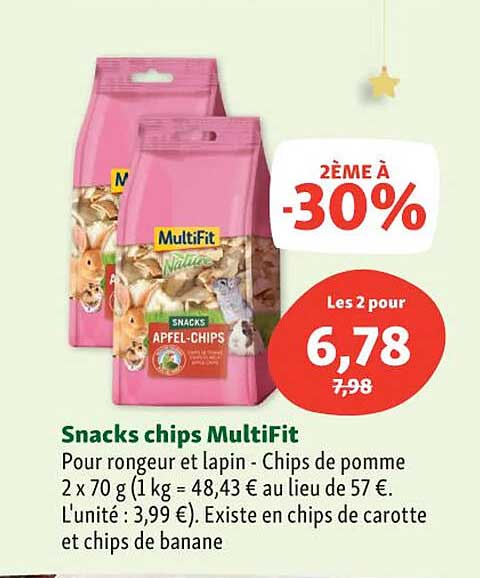 Promo Snacks Chips Multifit chez Maxi Zoo - iCatalogue.fr