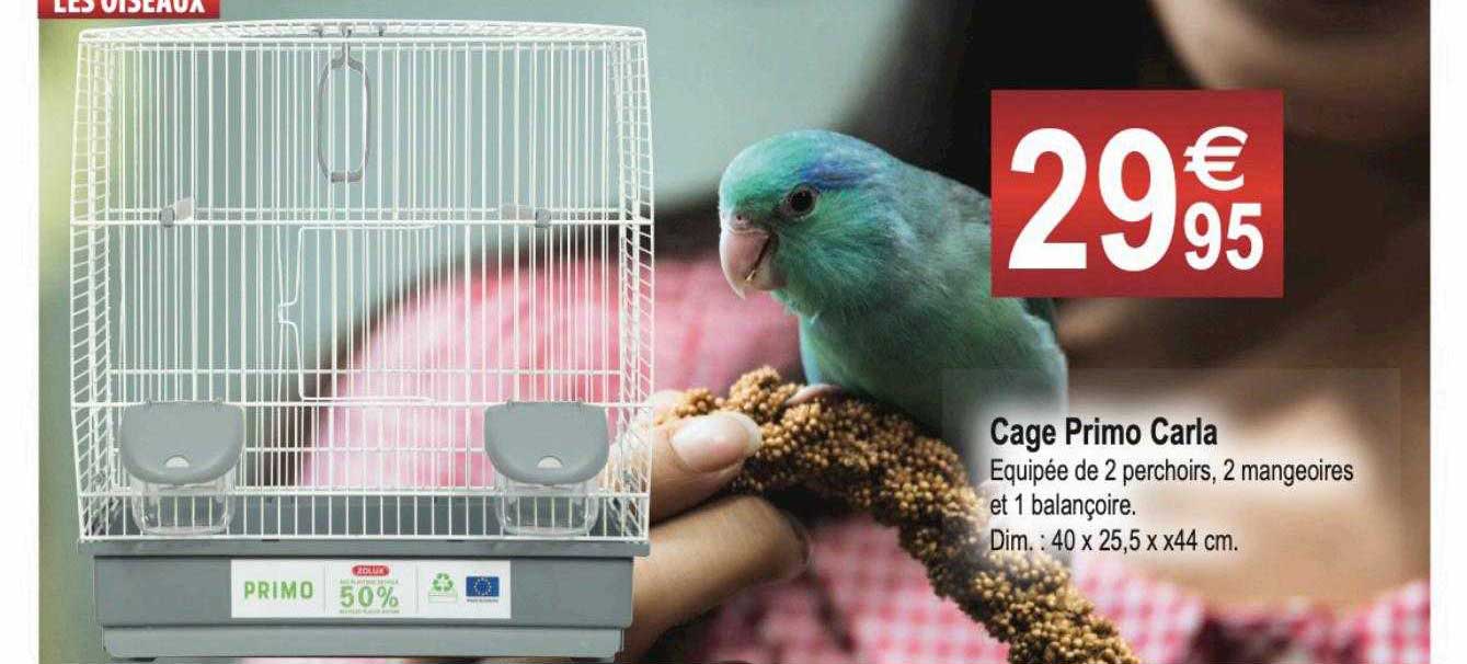 Promo Cage Primo Carla chez Tridôme - iCatalogue.fr