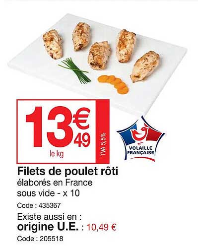 Promo Filets De Poulet Rôti chez Promocash - iCatalogue.fr Promo Filets De Poulet Rôti chez Promocash - iCatalogue.fr