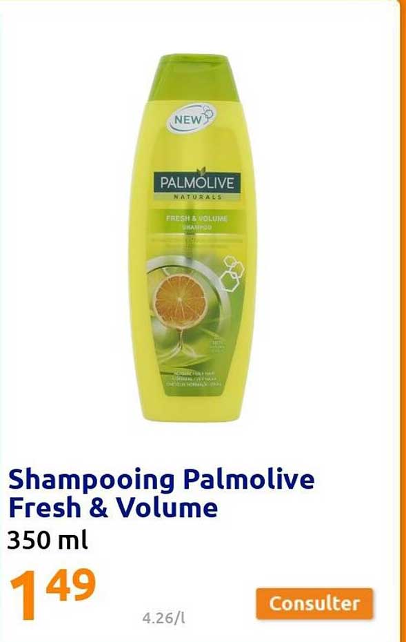Promo Shampooing Palmolive Fresh & Volume chez Action - iCatalogue.fr