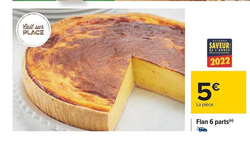 Promo Flan 6 Parts chez Carrefour - iCatalogue.fr