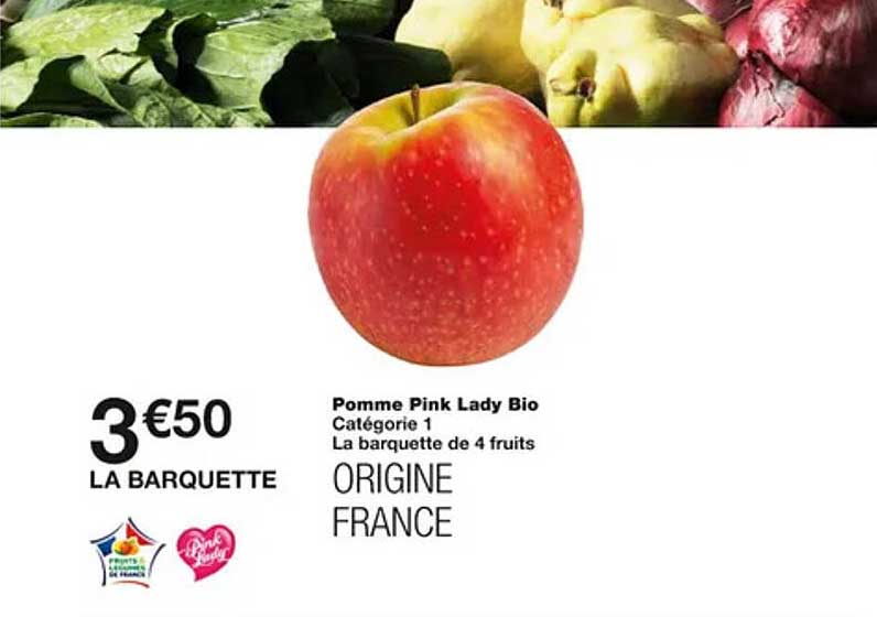 Promo Pomme Pink Lady Bio chez Monoprix - iCatalogue.fr