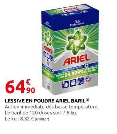 Promo Lessive En Poudre Ariel Baril chez Rural Master - iCatalogue.fr