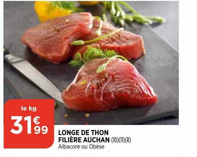 Promo Longe De Thon Filière Auchan chez Bi1 - iCatalogue.fr