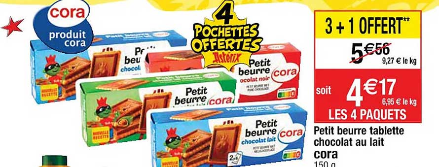 Promo Petit Beurre Tablette Chocolat Au Lait Cora chez Cora - iCatalogue.fr Promo Petit Beurre Tablette Chocolat Au Lait Cora chez Cora - iCatalogue.fr