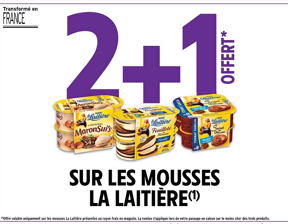 Promo Mousses La Laitière chez Intermarché Express - iCatalogue.fr