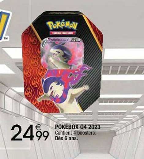 Promo Pokébox Q4 2023 Pokémon chez Cora - iCatalogue.fr