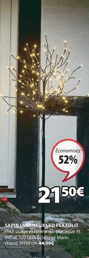 Promo Sapin Lumineux Led Pektolit chez JYSK - iCatalogue.fr